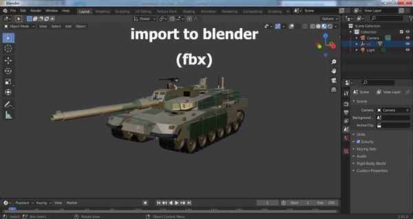 3D model korean k2 black panther tank - TurboSquid 1883965