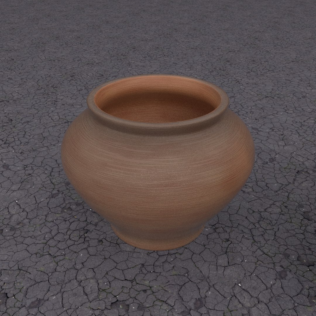 Clay Pot 3D Model - TurboSquid 1262210