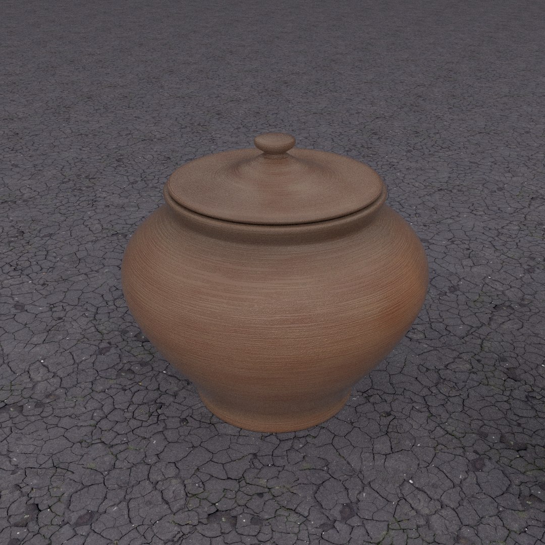 Clay Pot 3D Model - TurboSquid 1262210