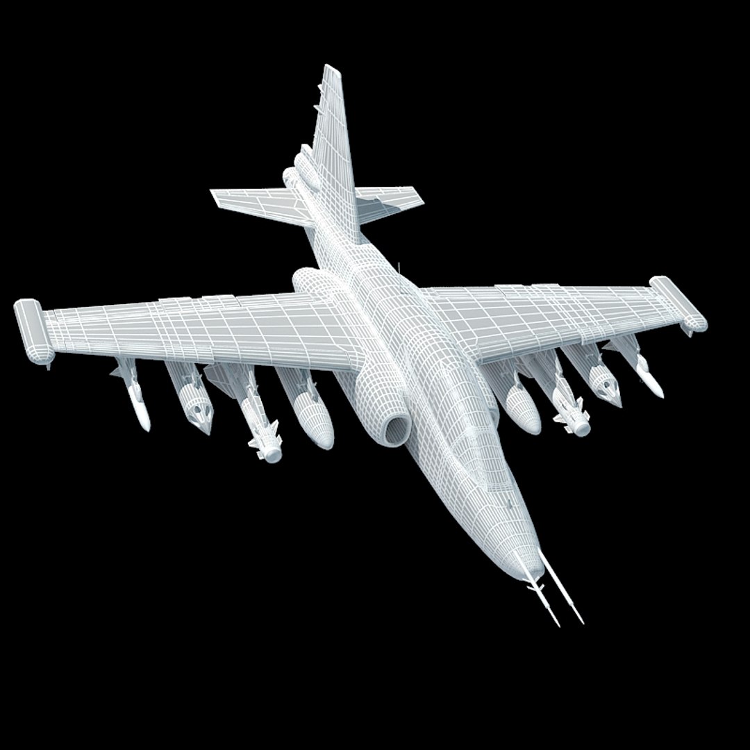 Su25 Su39 3d Model