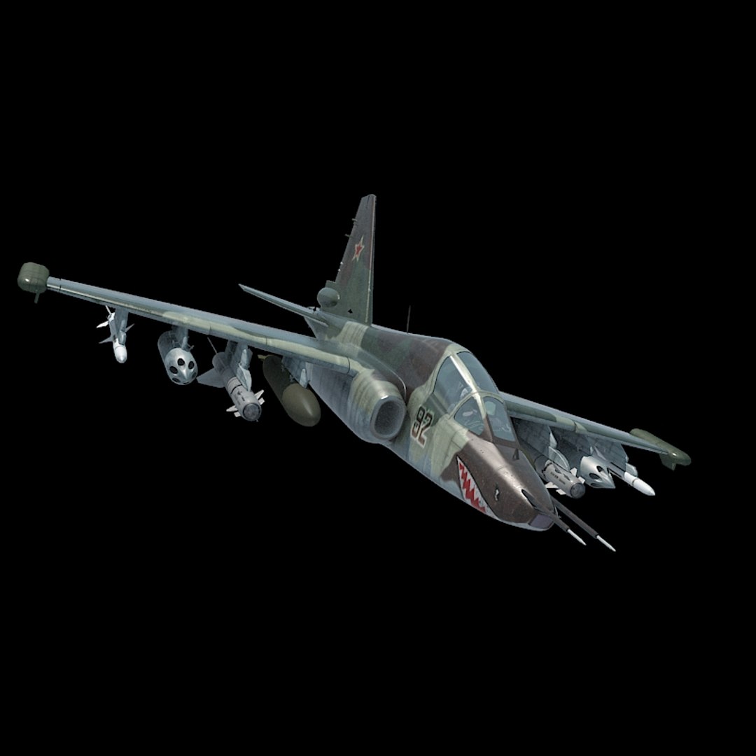 Su25 Su39 3d Model