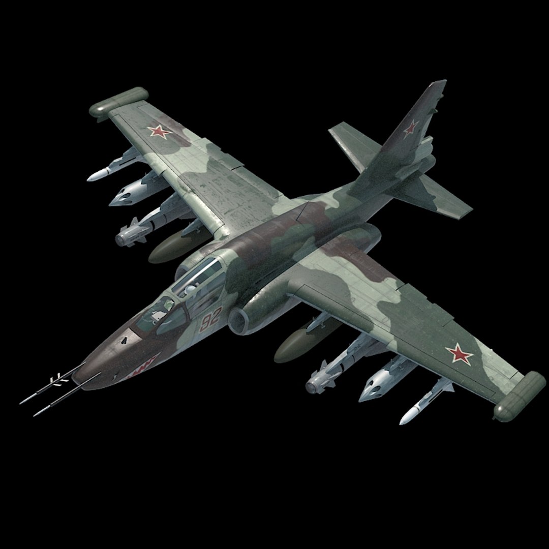 Su25 Su39 3d Model