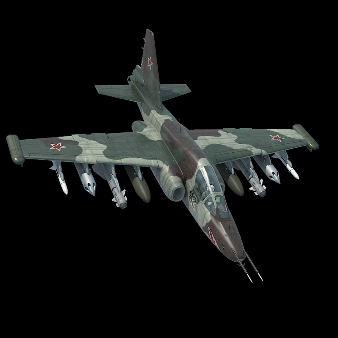 Su25 Su39 3d Model