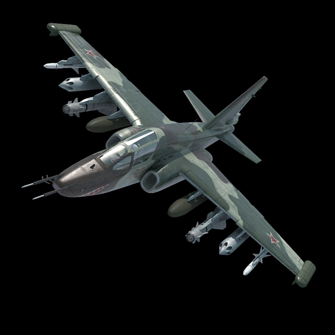 Su25 Su39 3d Model