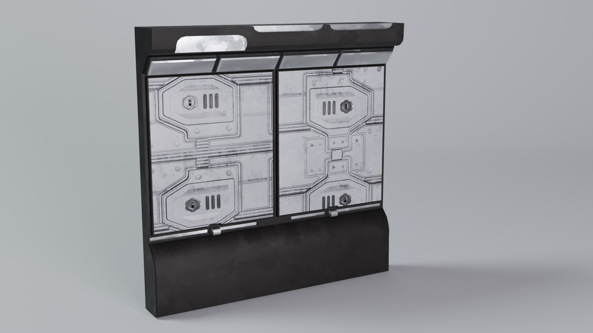 Modular Sci-Fi Interior Low-poly Kitbash 3D Model 3D Model - TurboSquid ...
