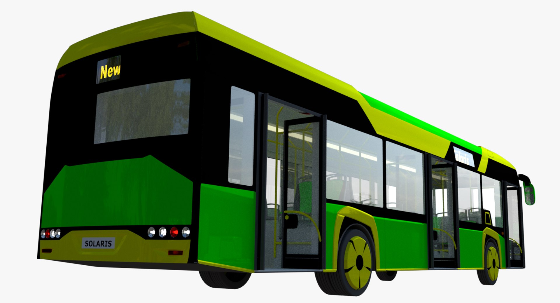 Solaris Urbino Bus 3D Model - TurboSquid 1161767
