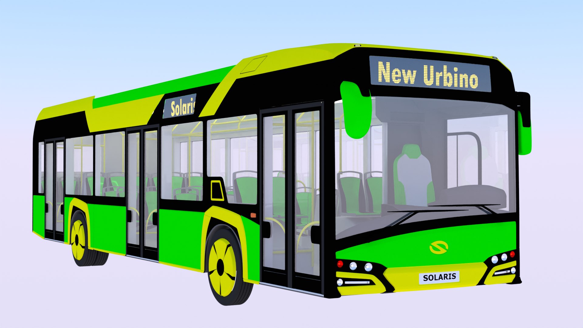 3D Solaris Urbino And Hyundai Rotem - TurboSquid 2459547
