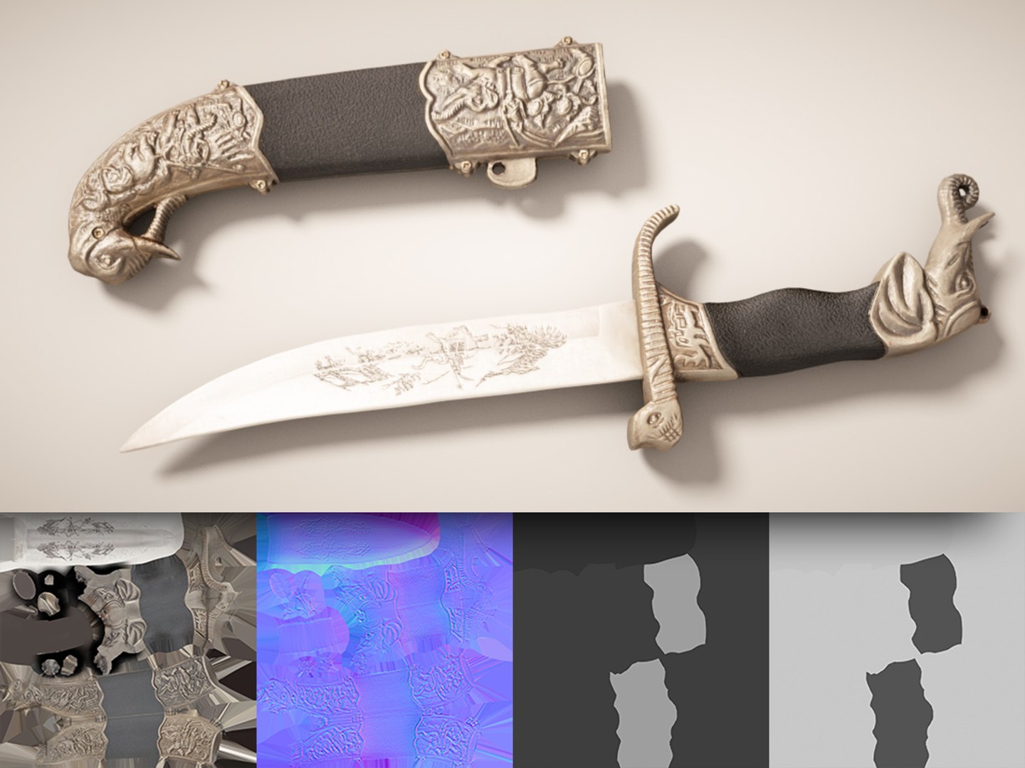 3D Model Realism Knife - TurboSquid 1151313