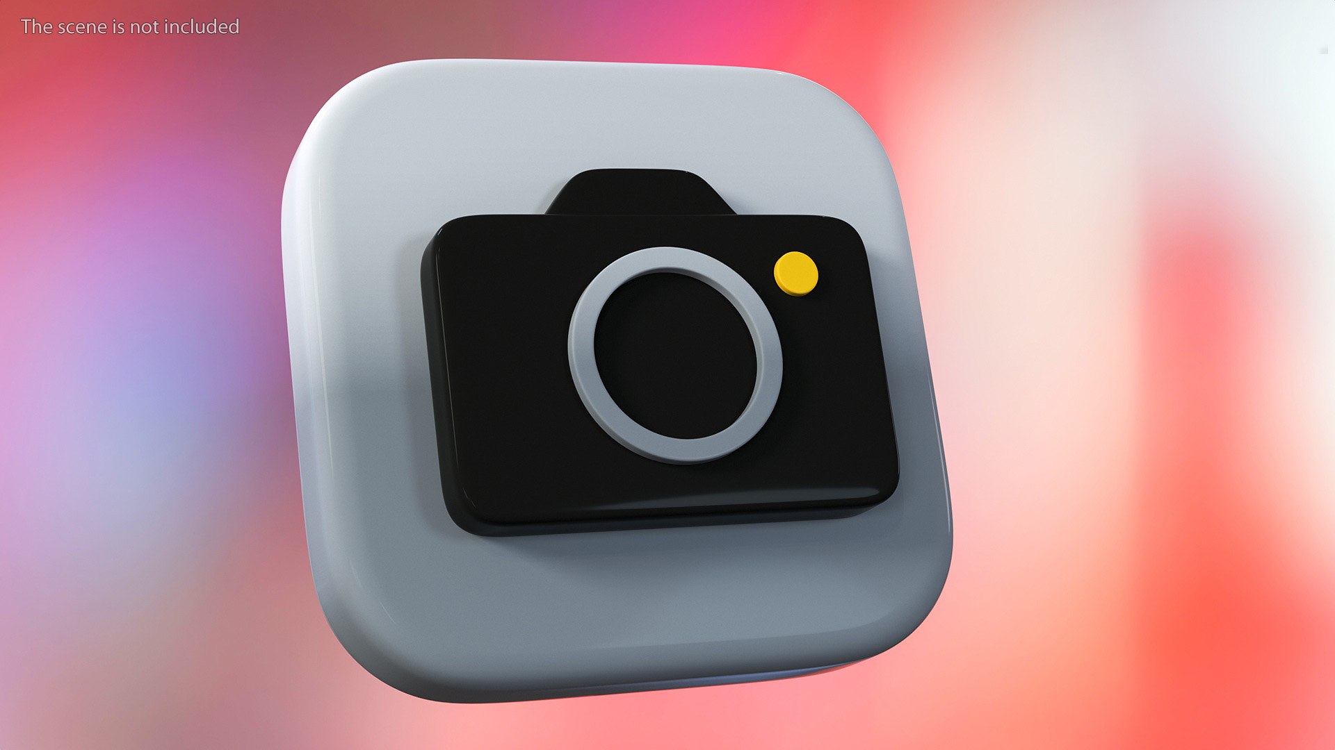 3D Model IPhone IOS Camera Icon - TurboSquid 2222950