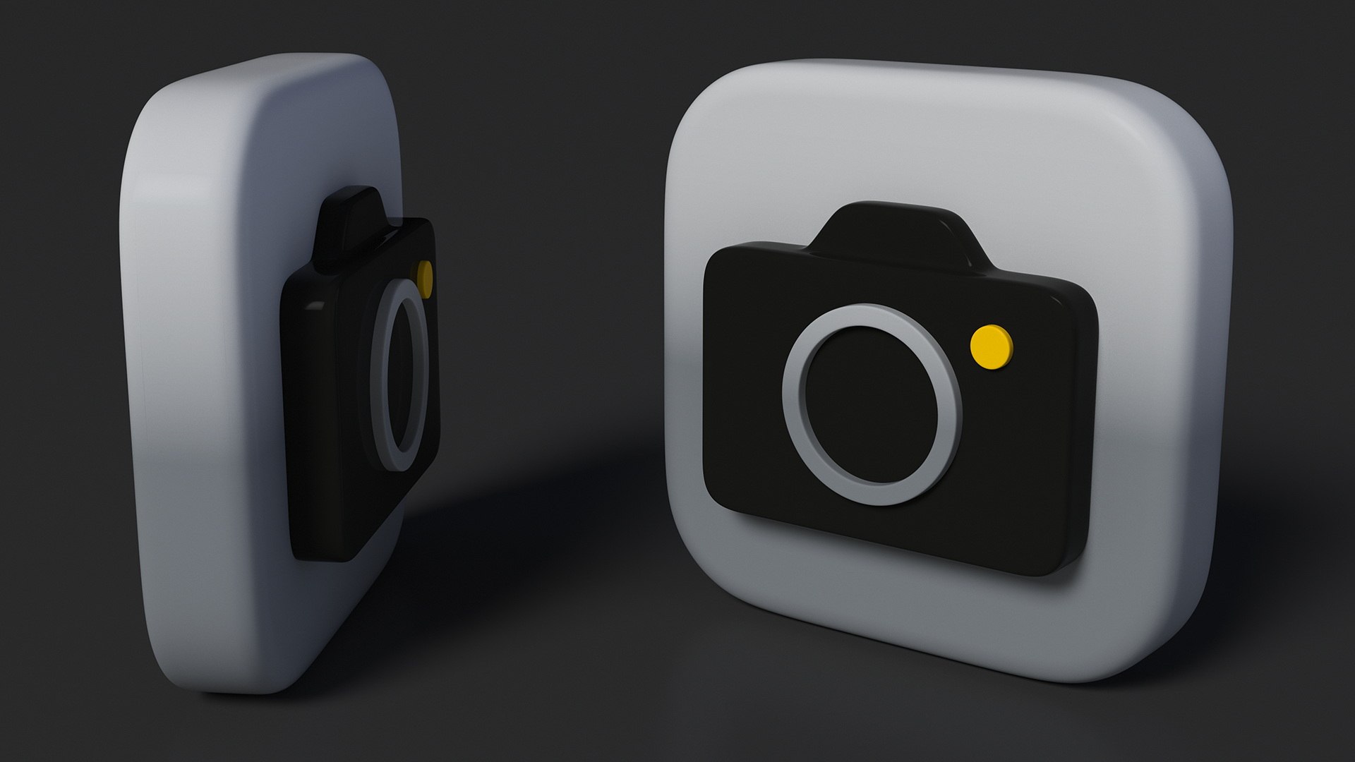 3D Model IPhone IOS Camera Icon - TurboSquid 2222950