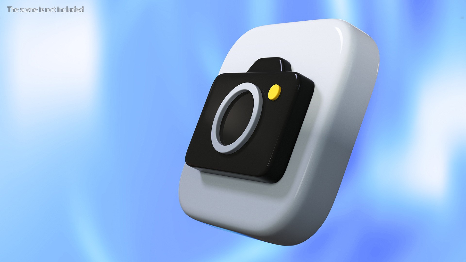 3D Model IPhone IOS Camera Icon - TurboSquid 2222950
