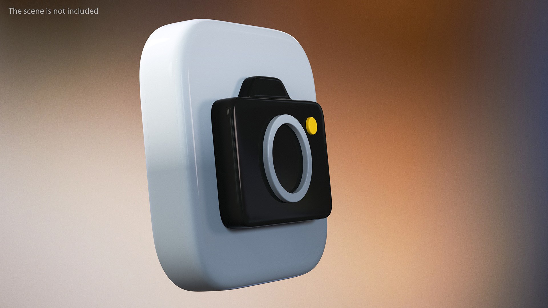 3D Model IPhone IOS Camera Icon - TurboSquid 2222950