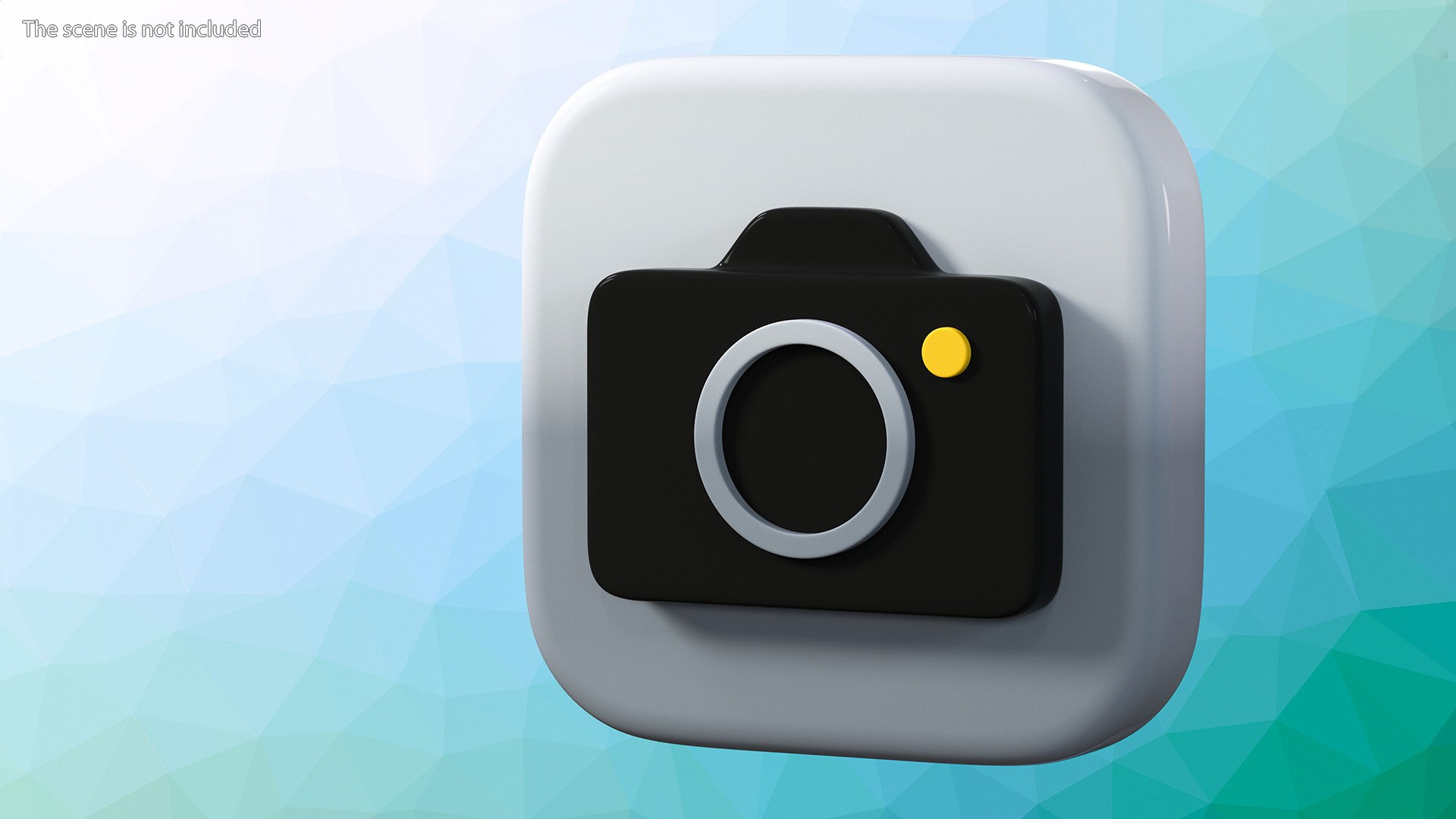 3D Model IPhone IOS Camera Icon - TurboSquid 2222950