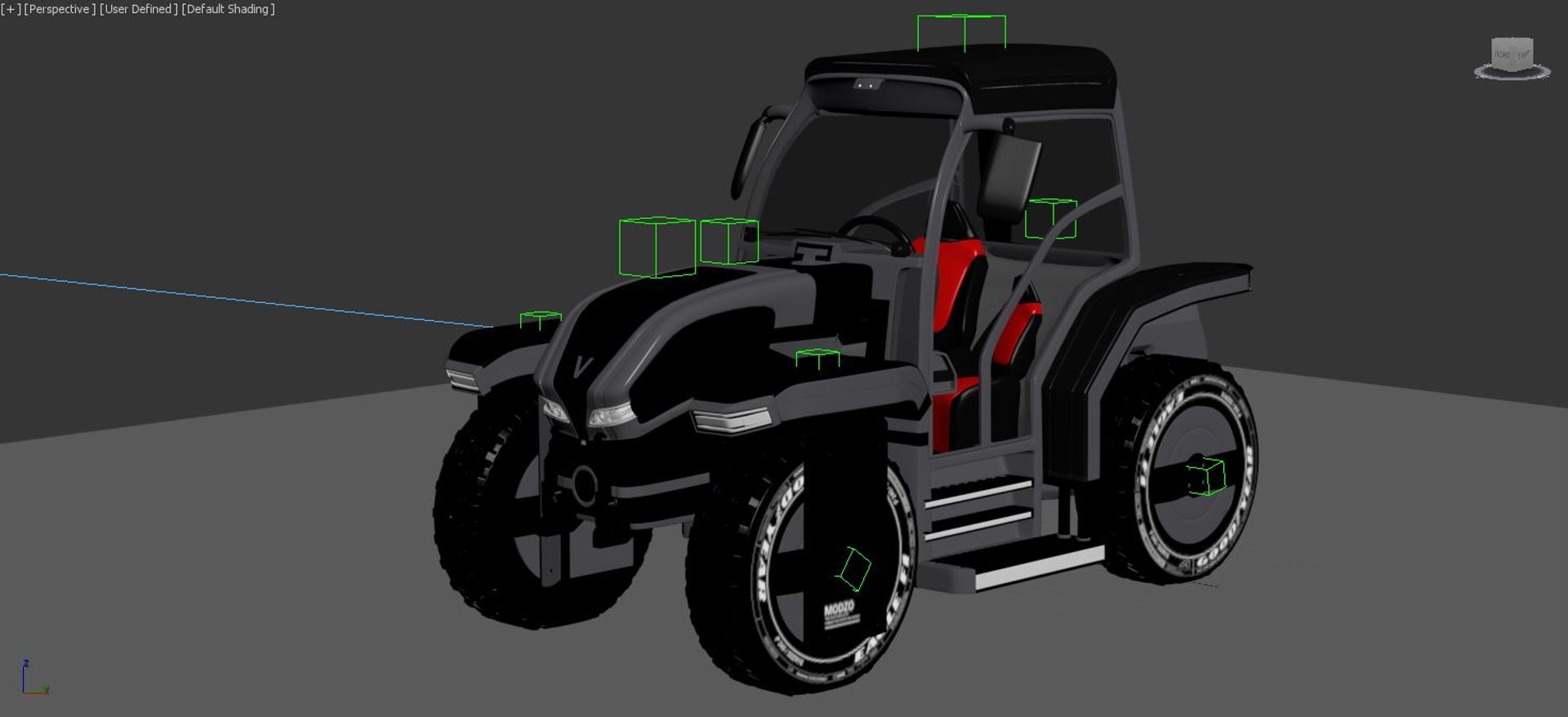 Modular Tractor 3D - TurboSquid 1535701