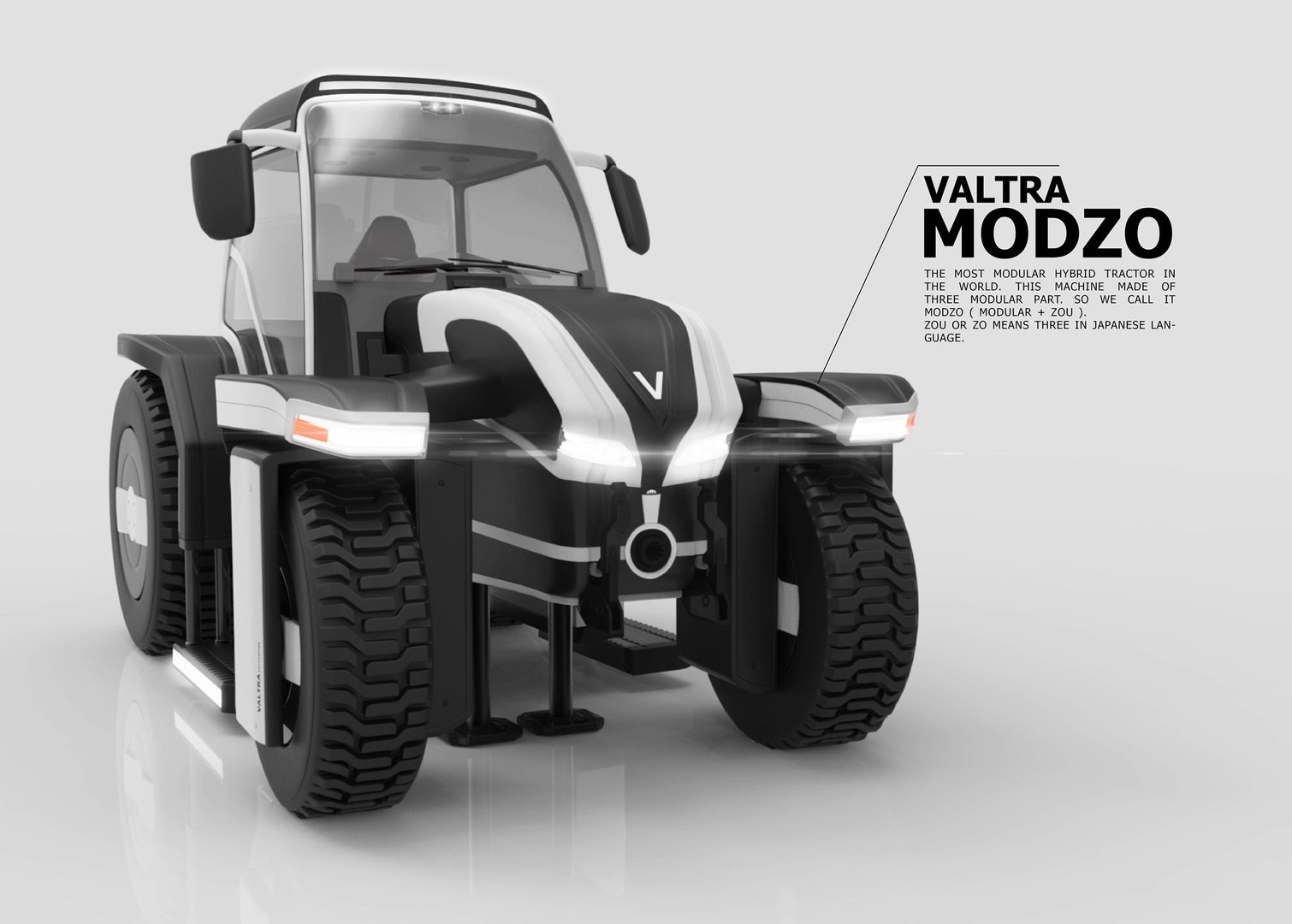 Modular tractor 3D - TurboSquid 1535701