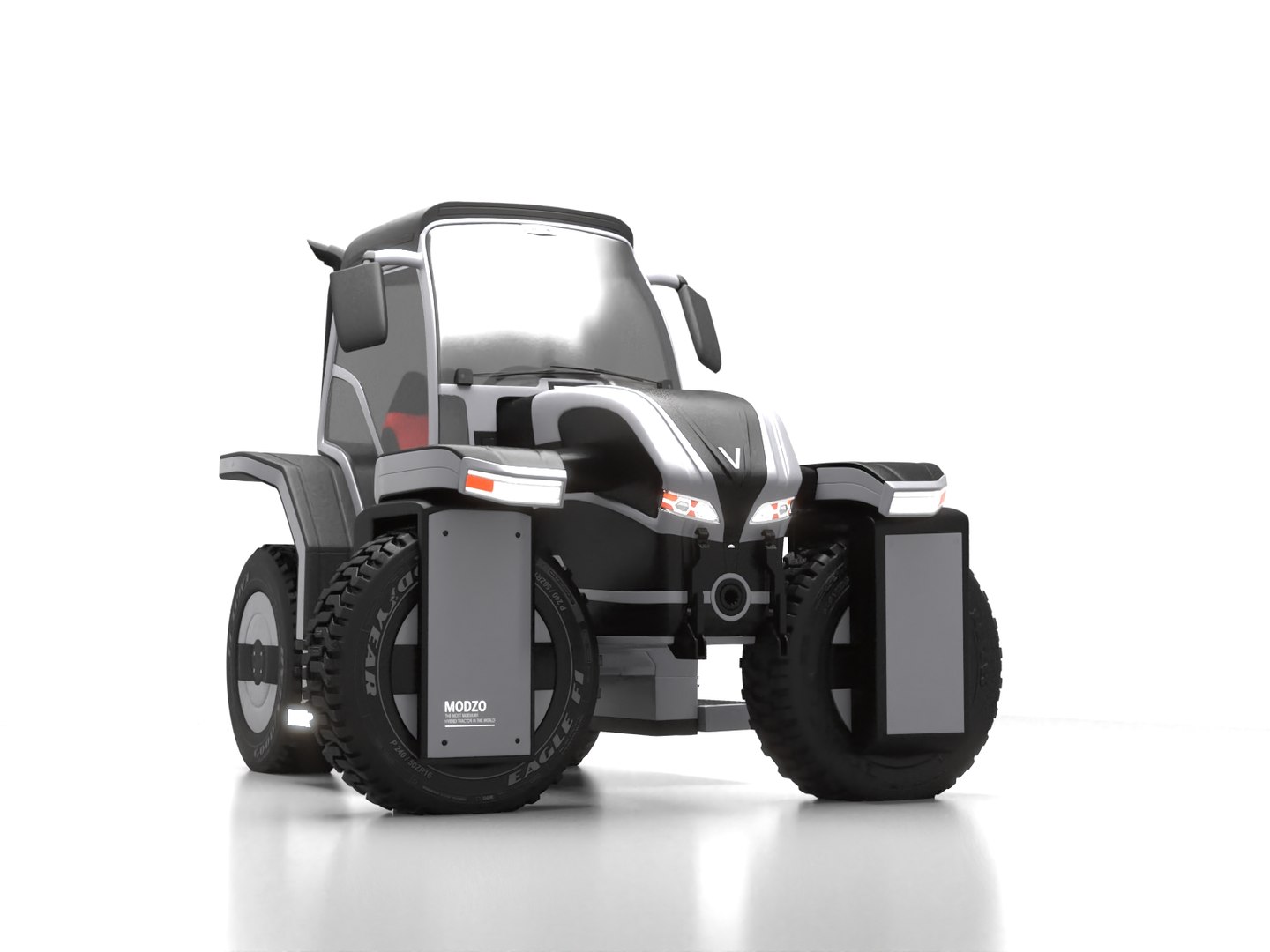 Modular Tractor 3D - TurboSquid 1535701