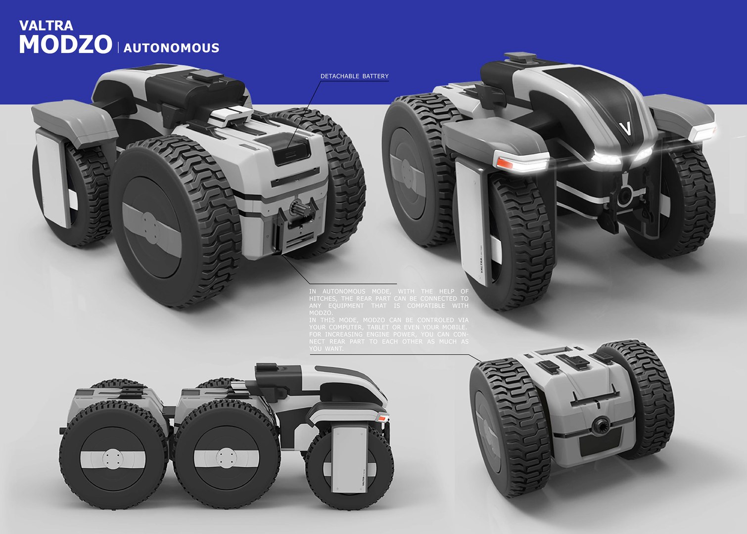 Modular Tractor 3D - TurboSquid 1535701