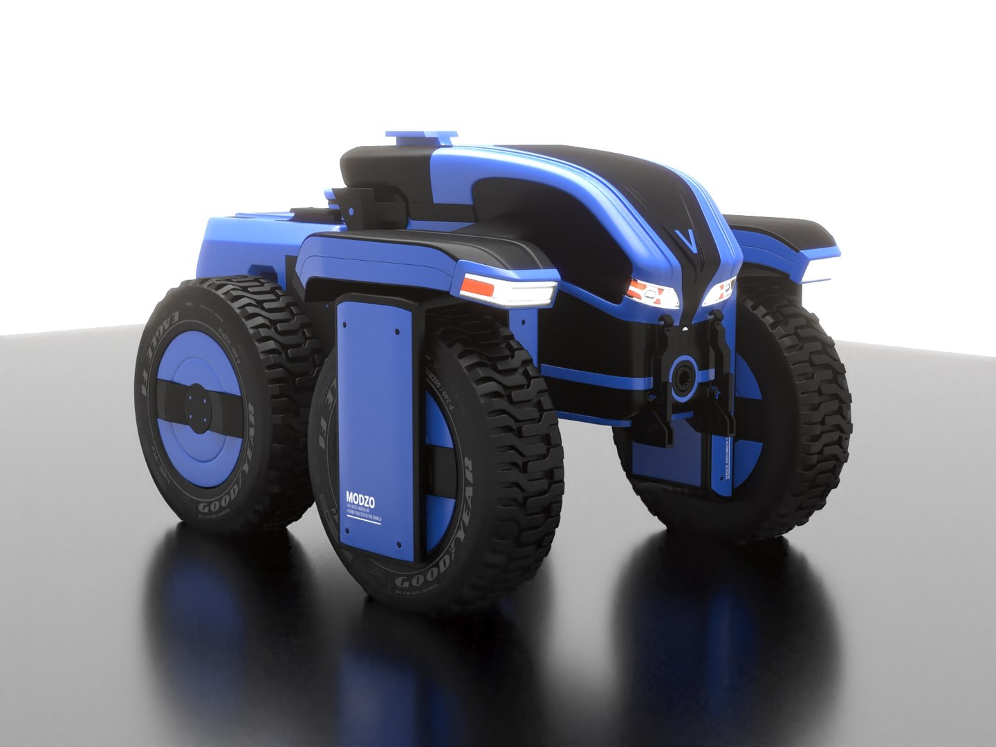 Modular Tractor 3D - TurboSquid 1535701