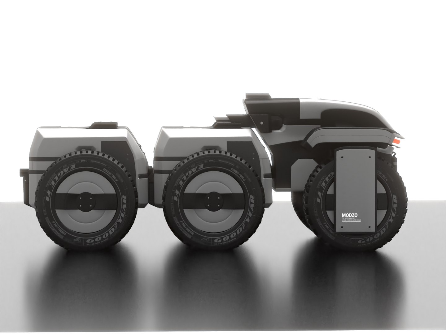 Modular Tractor 3D - TurboSquid 1535701