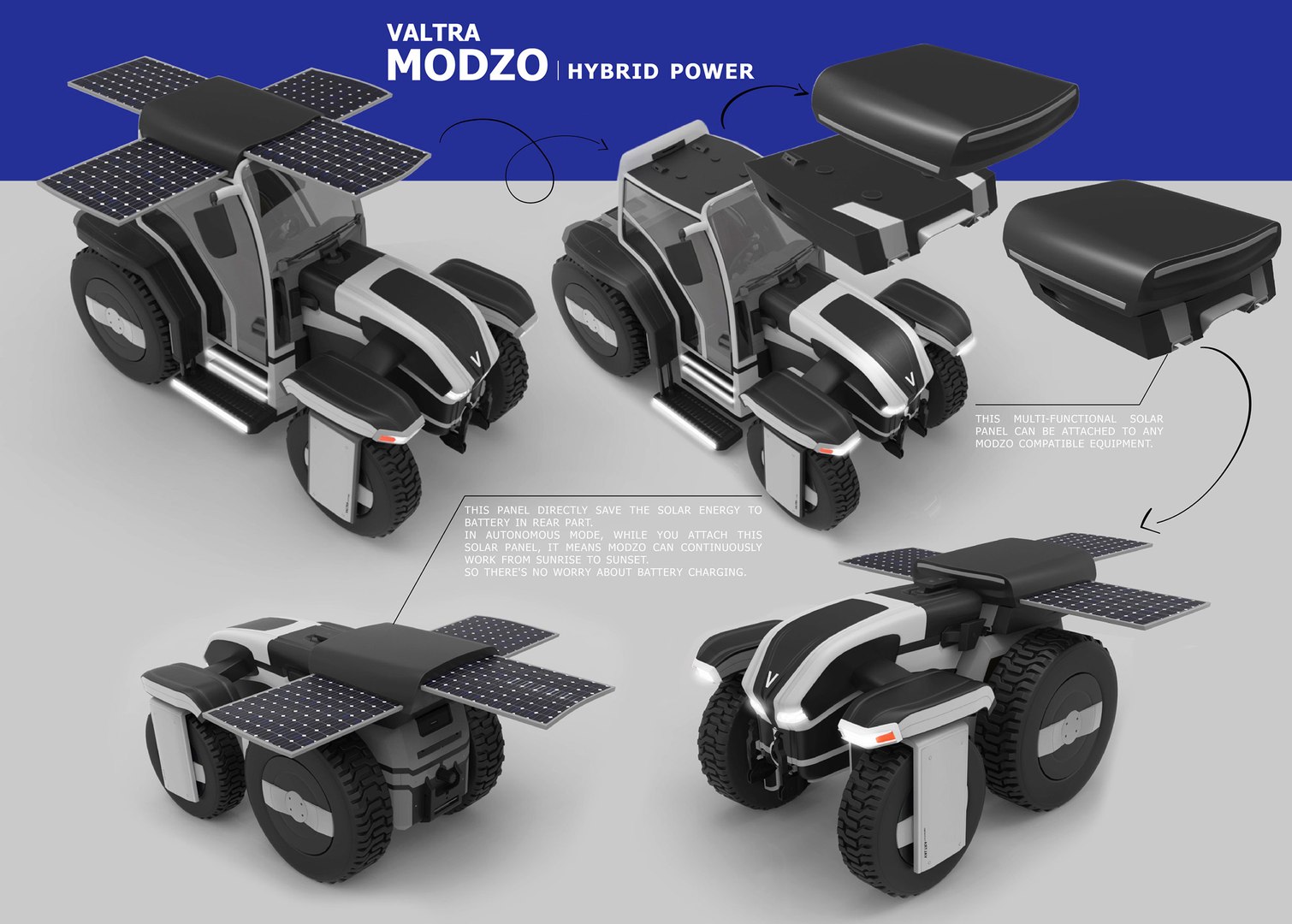 Modular Tractor 3D - TurboSquid 1535701