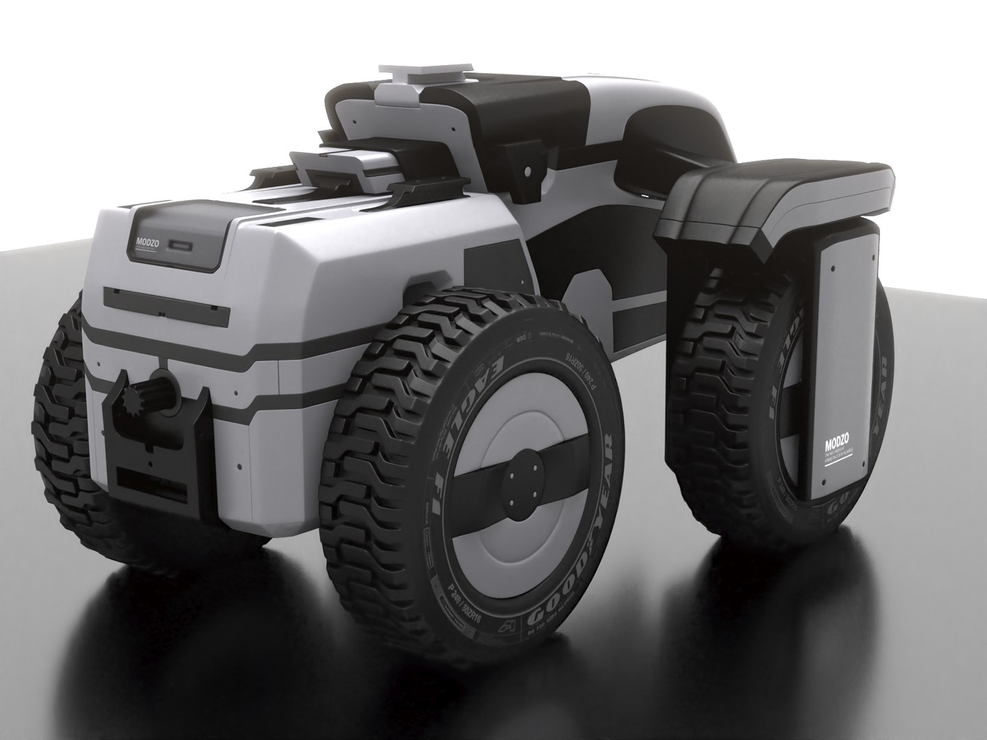 Modular Tractor 3D - TurboSquid 1535701