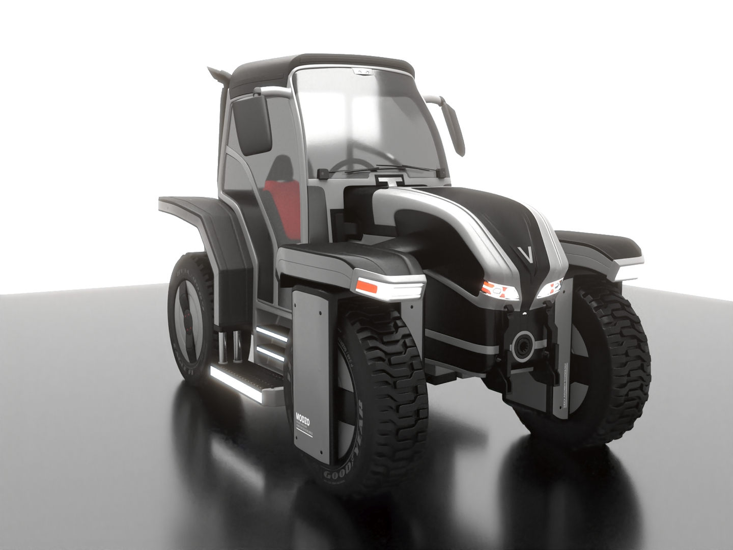 Modular tractor 3D - TurboSquid 1535701