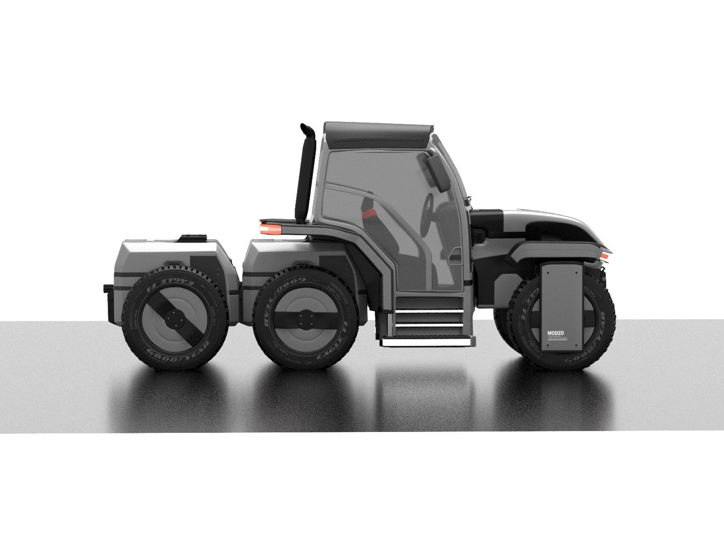 Modular Tractor 3D - TurboSquid 1535701