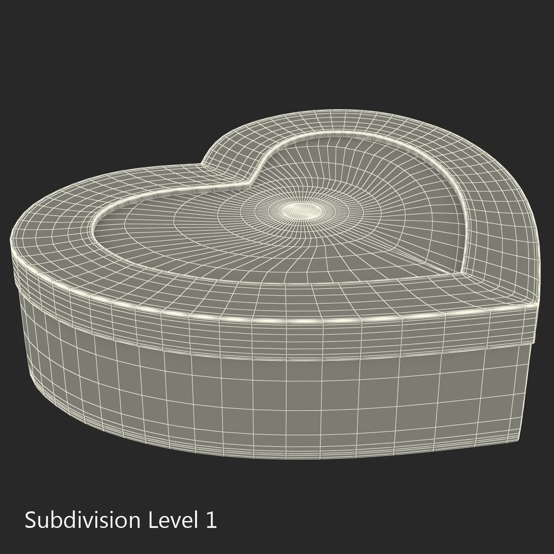 Gift Box 7 1 3d Model