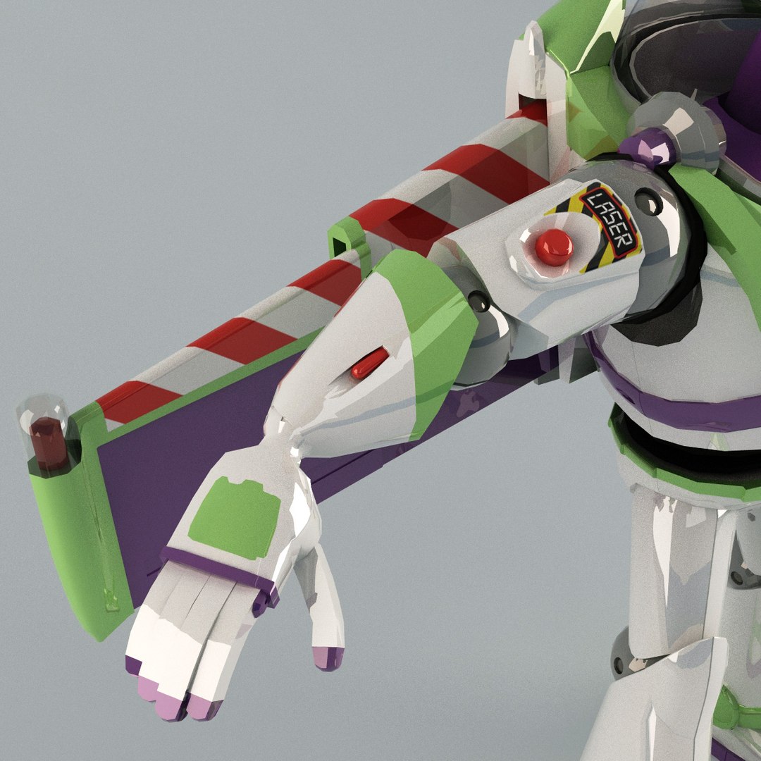 buzz lightyear static 3d model