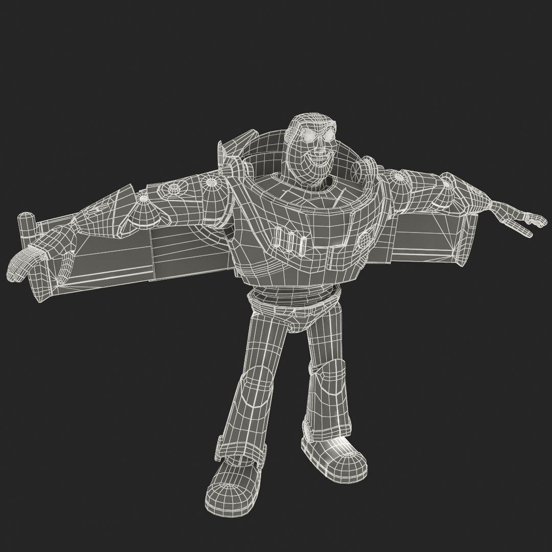 buzz lightyear static 3d model