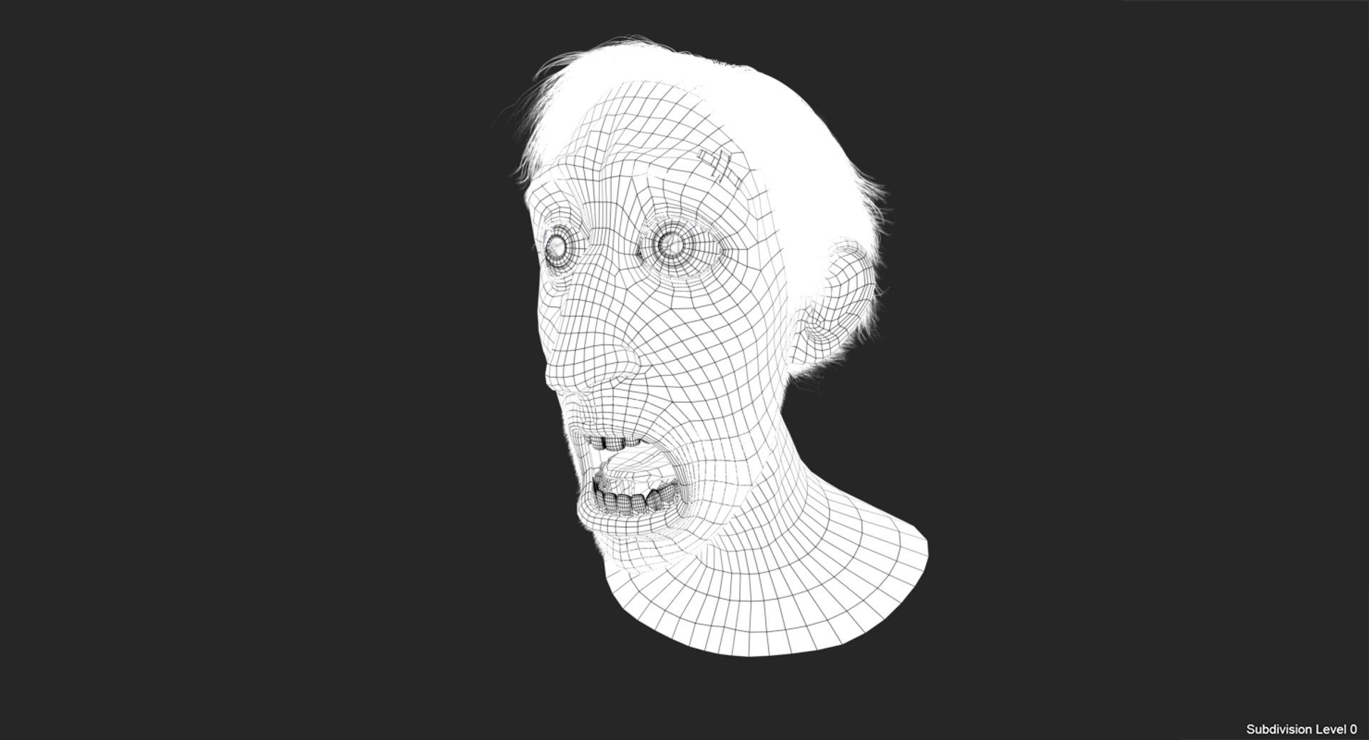 Cartoon Man Head Model - TurboSquid 1210898