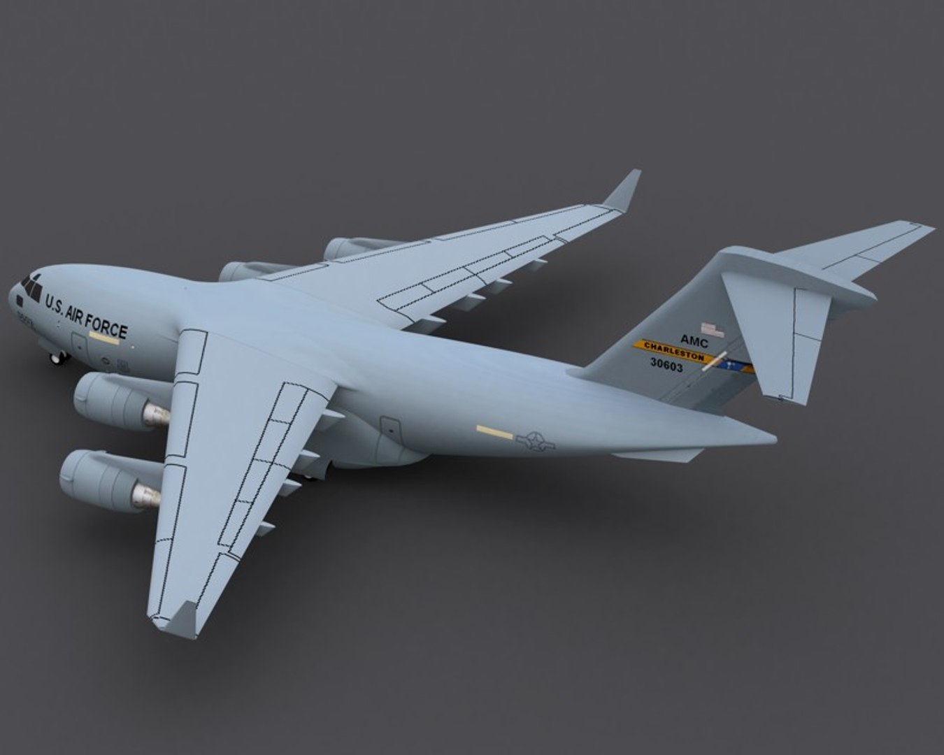 C-17a Globemaster Iii C-17 3d Model