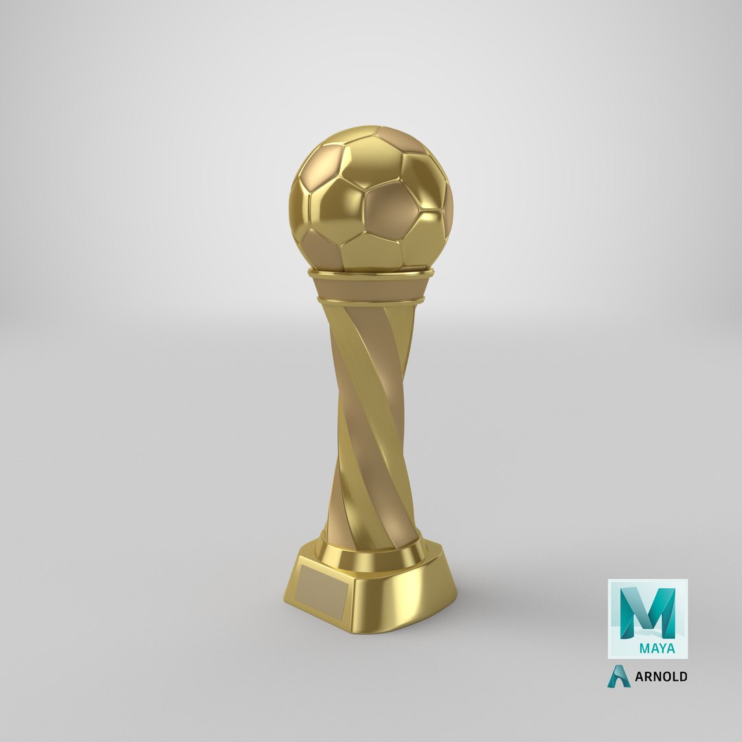 3D Soccer Trophy 02 - TurboSquid 2107388