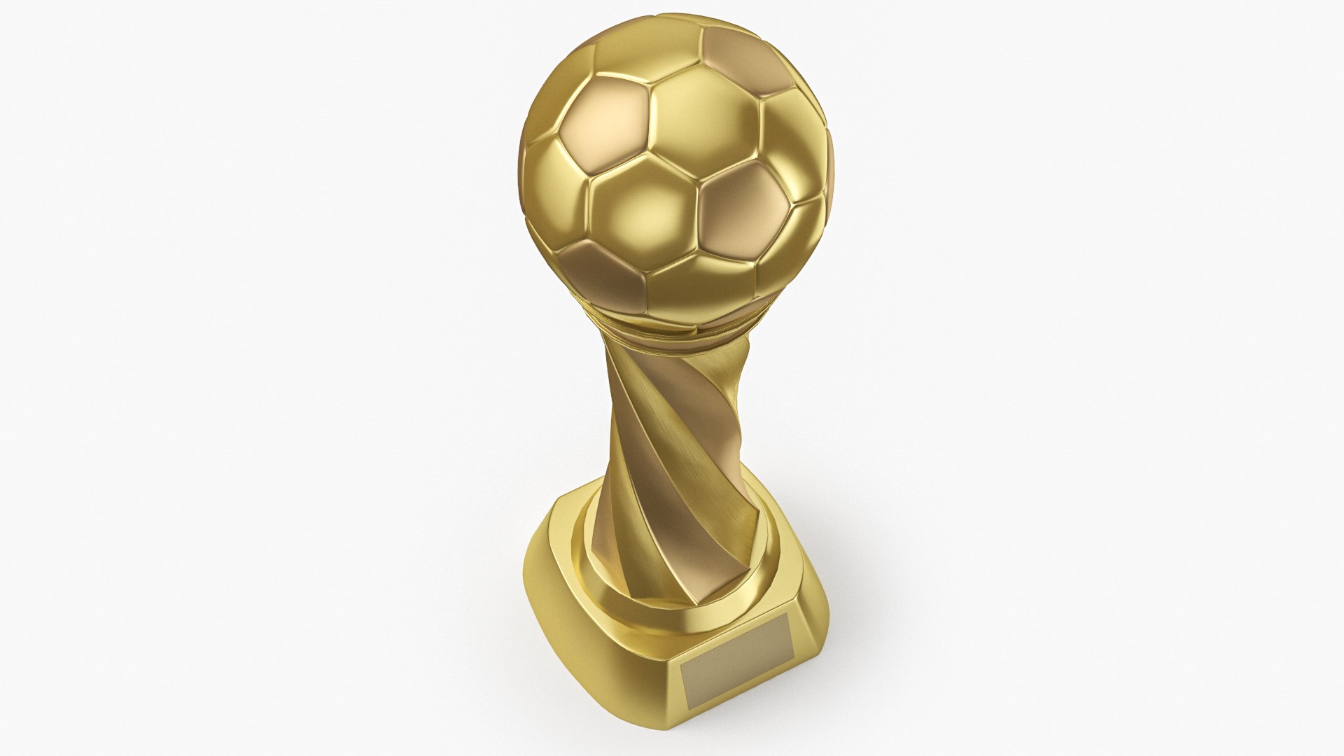 3D Soccer Trophy 02 - TurboSquid 2107388