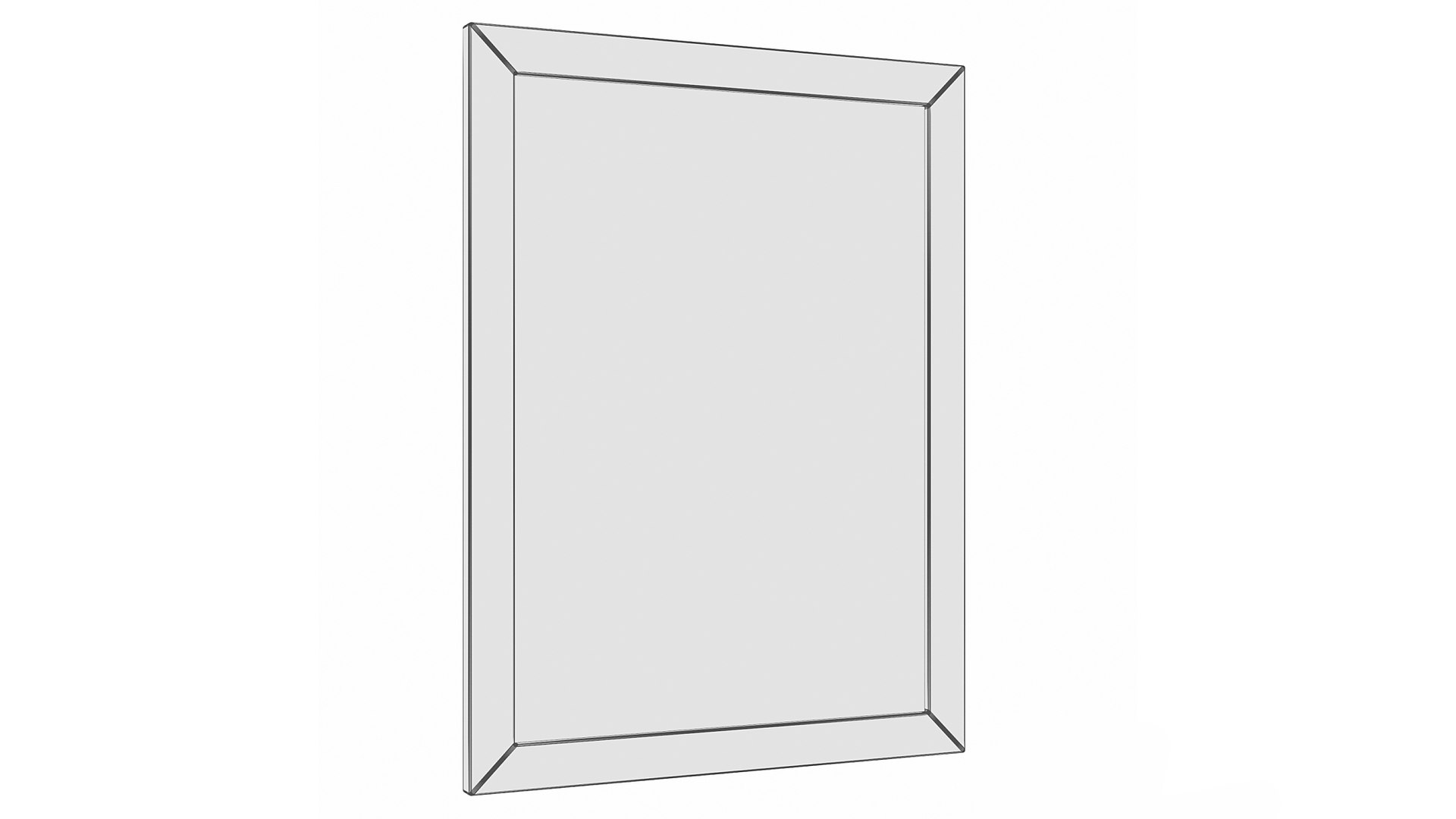 3D Mirror In A Metal Frame GZ-M1093 Model - TurboSquid 2024355