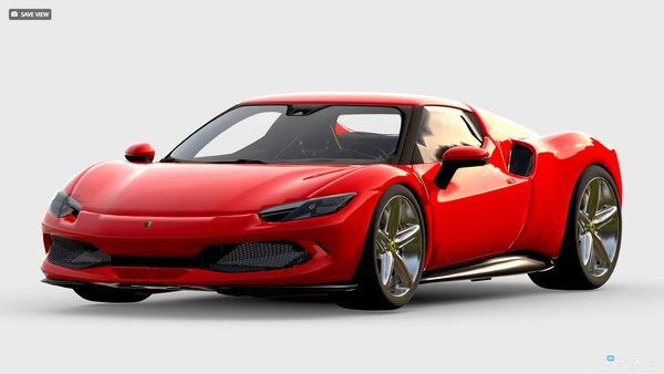 法拉利296 GTB3D模型 - TurboSquid 2278278