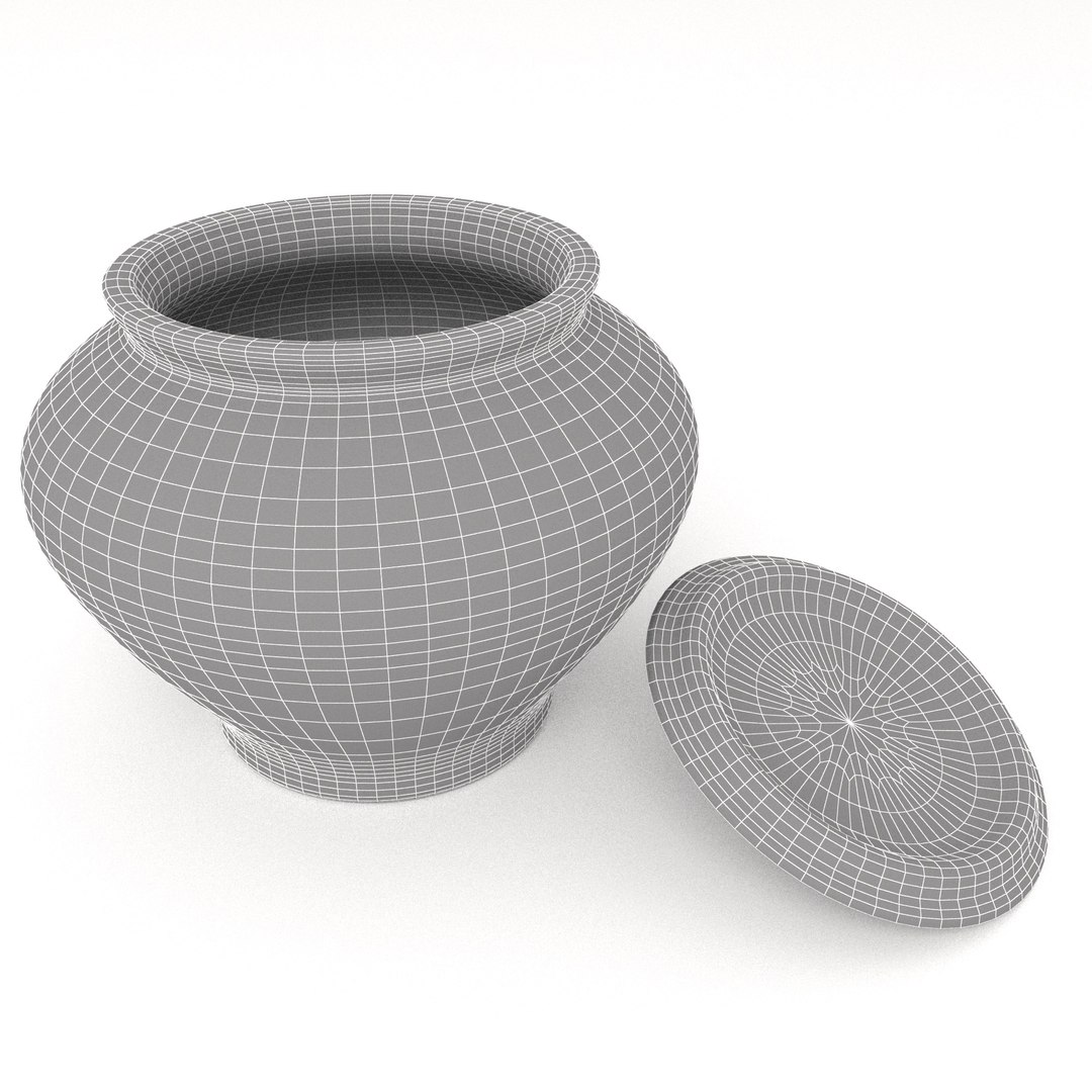 3D Pot 2 - TurboSquid 1262447