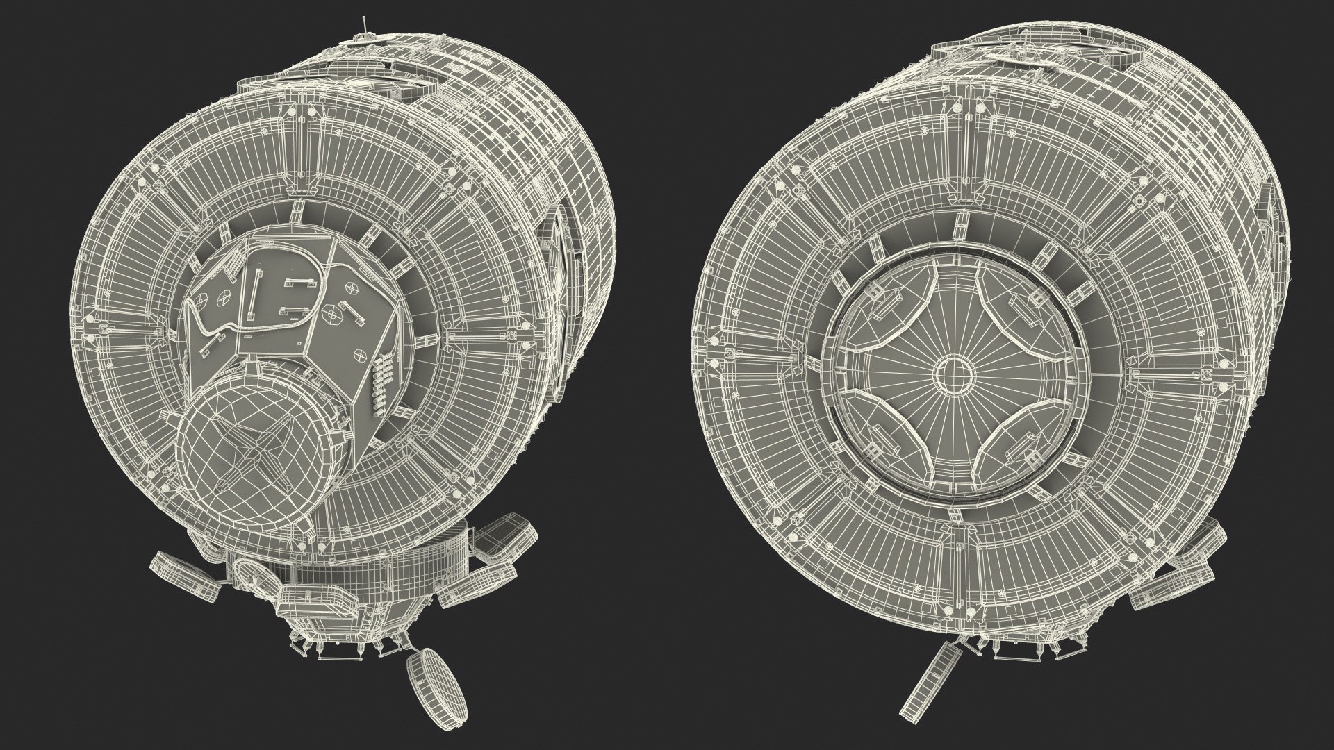Iss Module Tranquility Node Model - TurboSquid 1626368