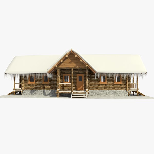 Log Cabin 3D Models for Download | TurboSquid