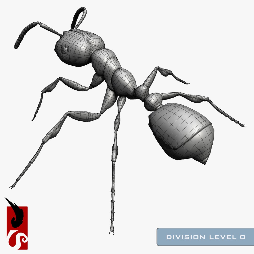 3d Model Red Ant - Solenopsis