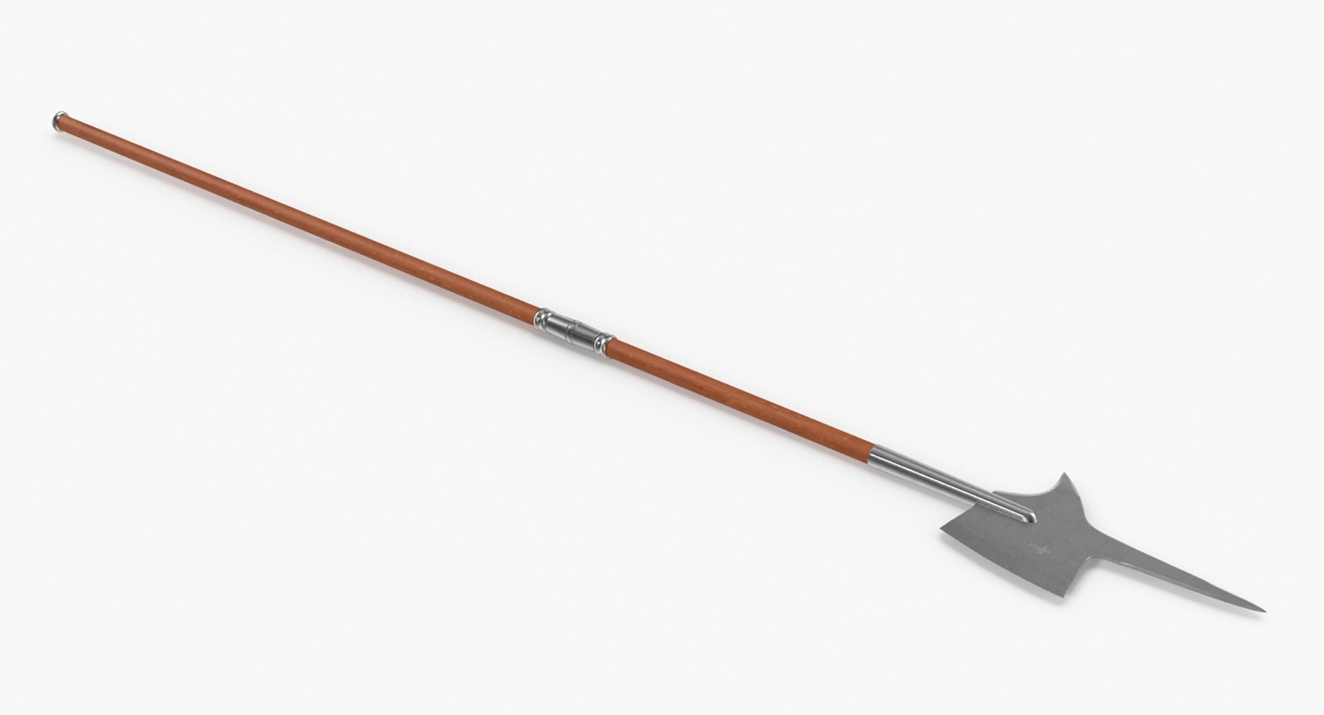 3d Model Of Halberd Pole Weapon
