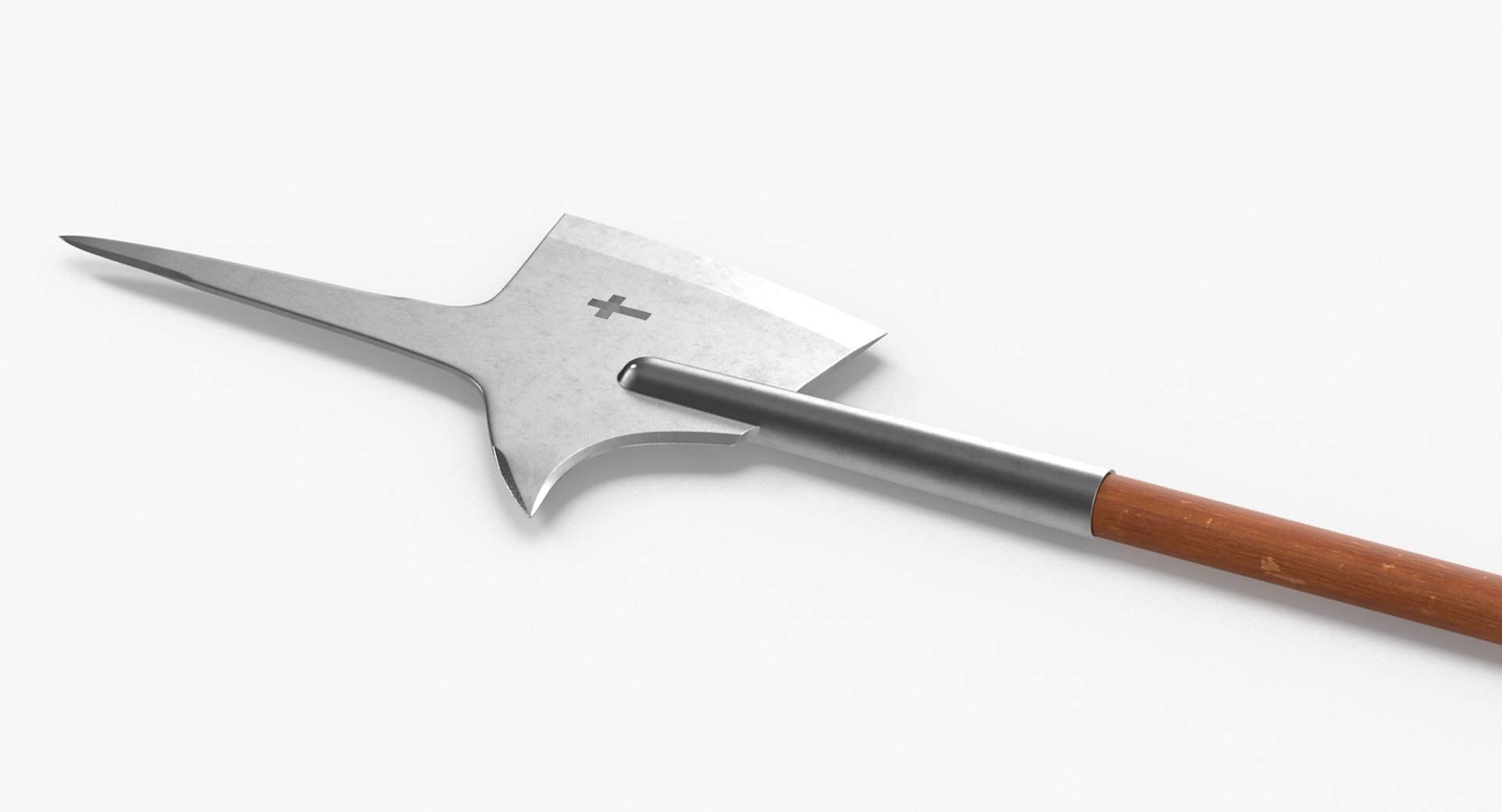 3d Model Of Halberd Pole Weapon