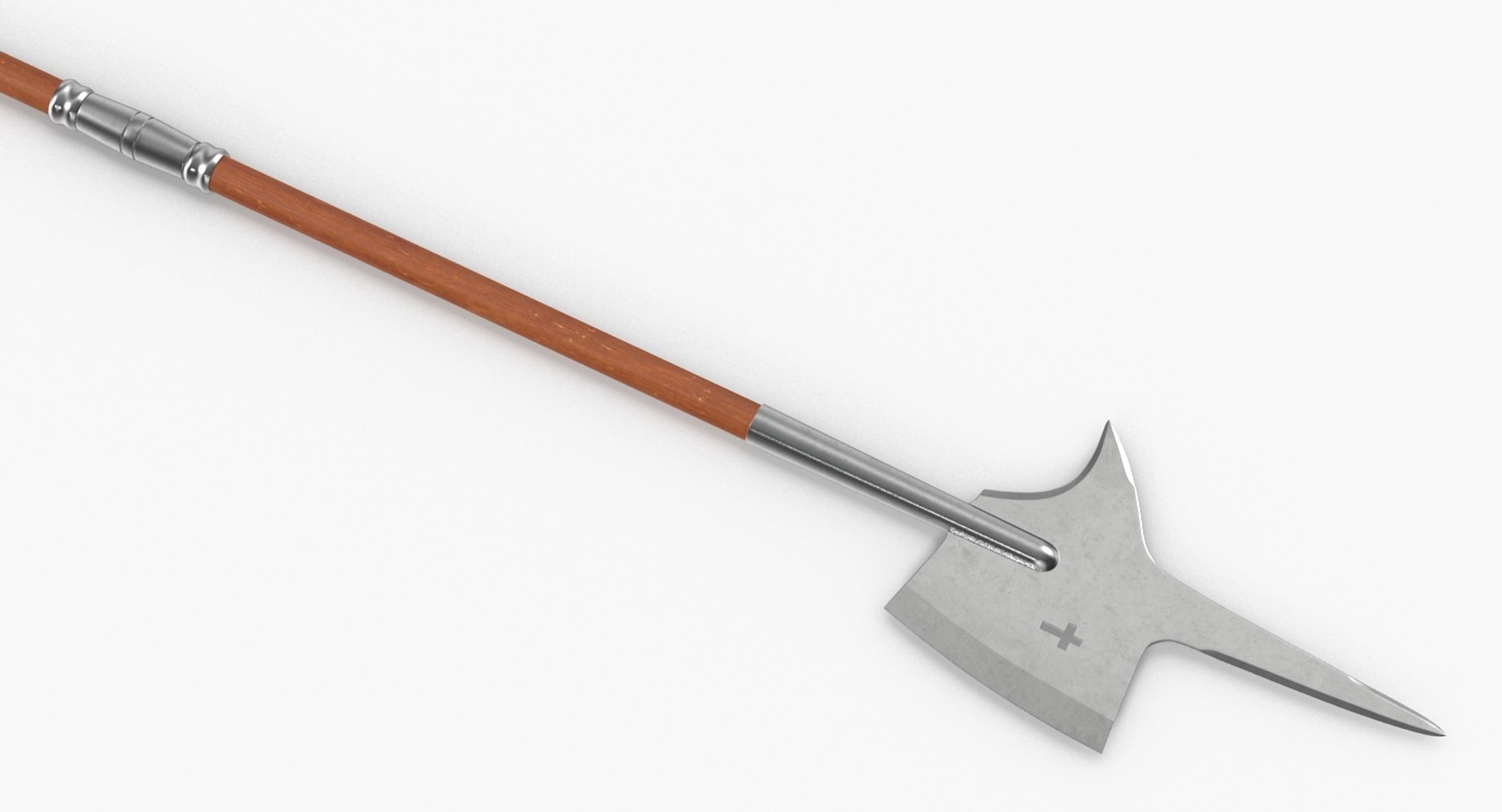 3d Model Of Halberd Pole Weapon