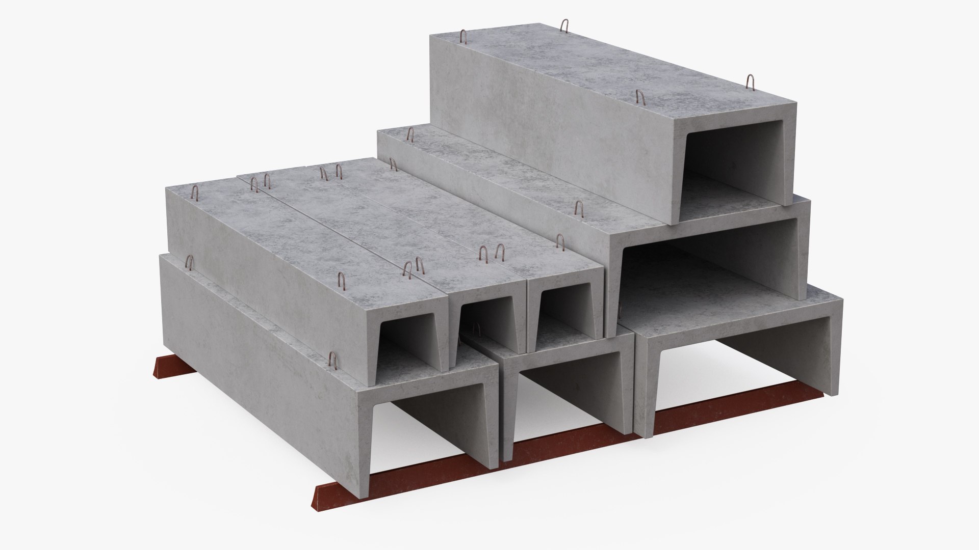 Concrete Trench 3D Model - TurboSquid 2016656