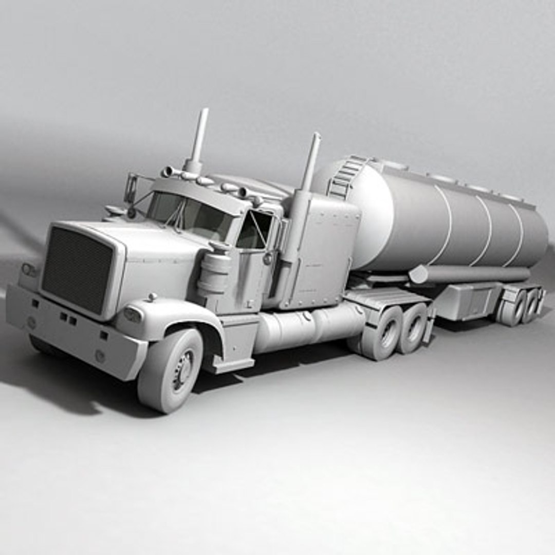 3d Model Car Tank Carrier