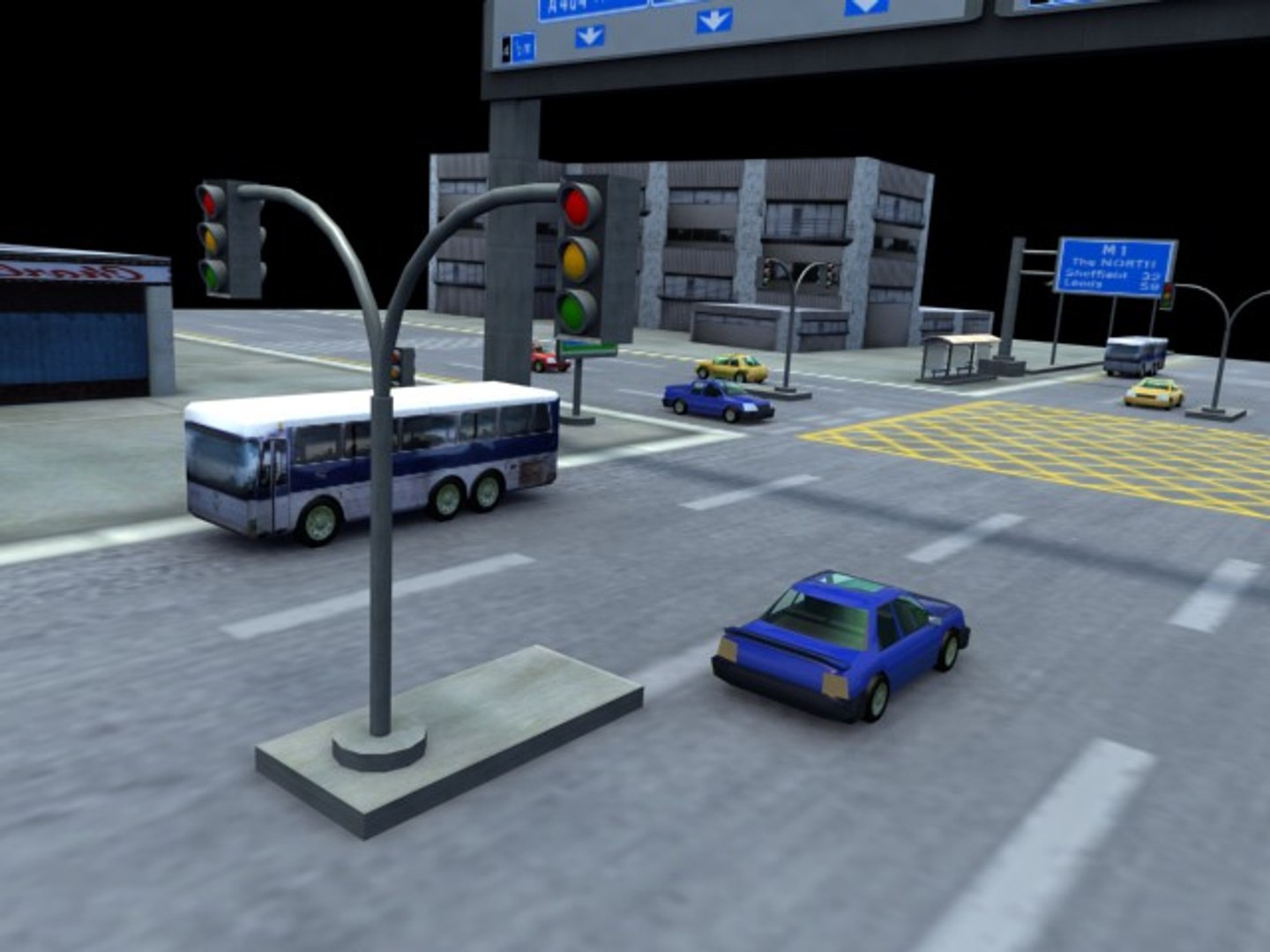 3ds Max Modular Road Street