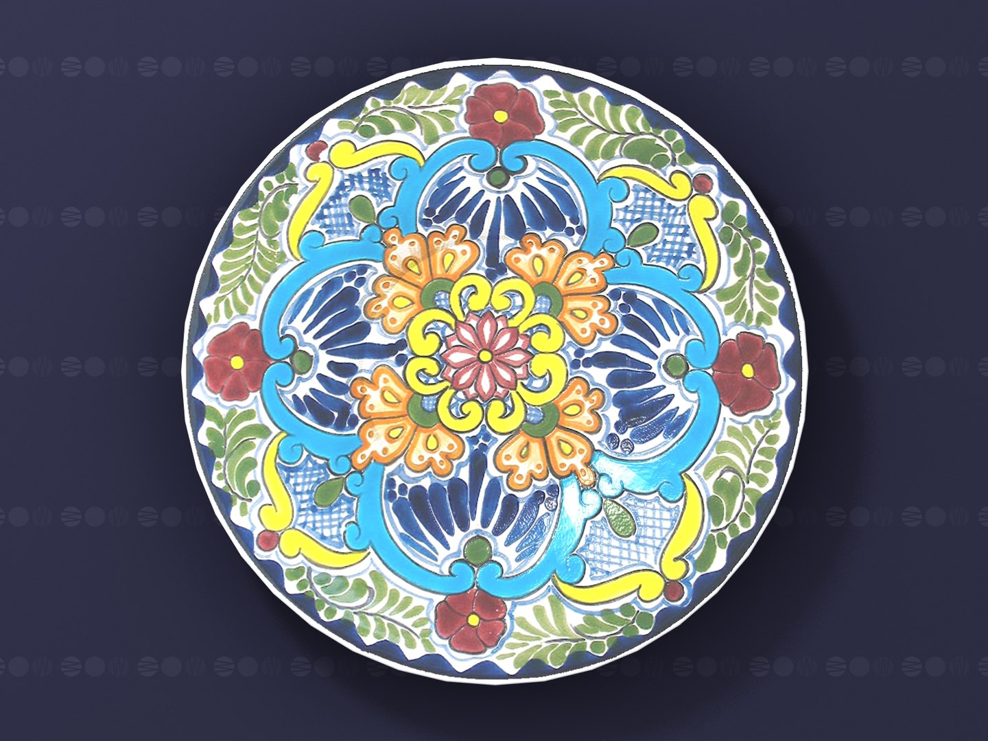 Decorative Plate 3D Model - TurboSquid 1583611