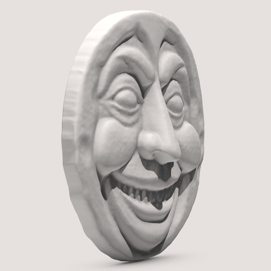 Moon Face 5 3D Model - TurboSquid 2293925