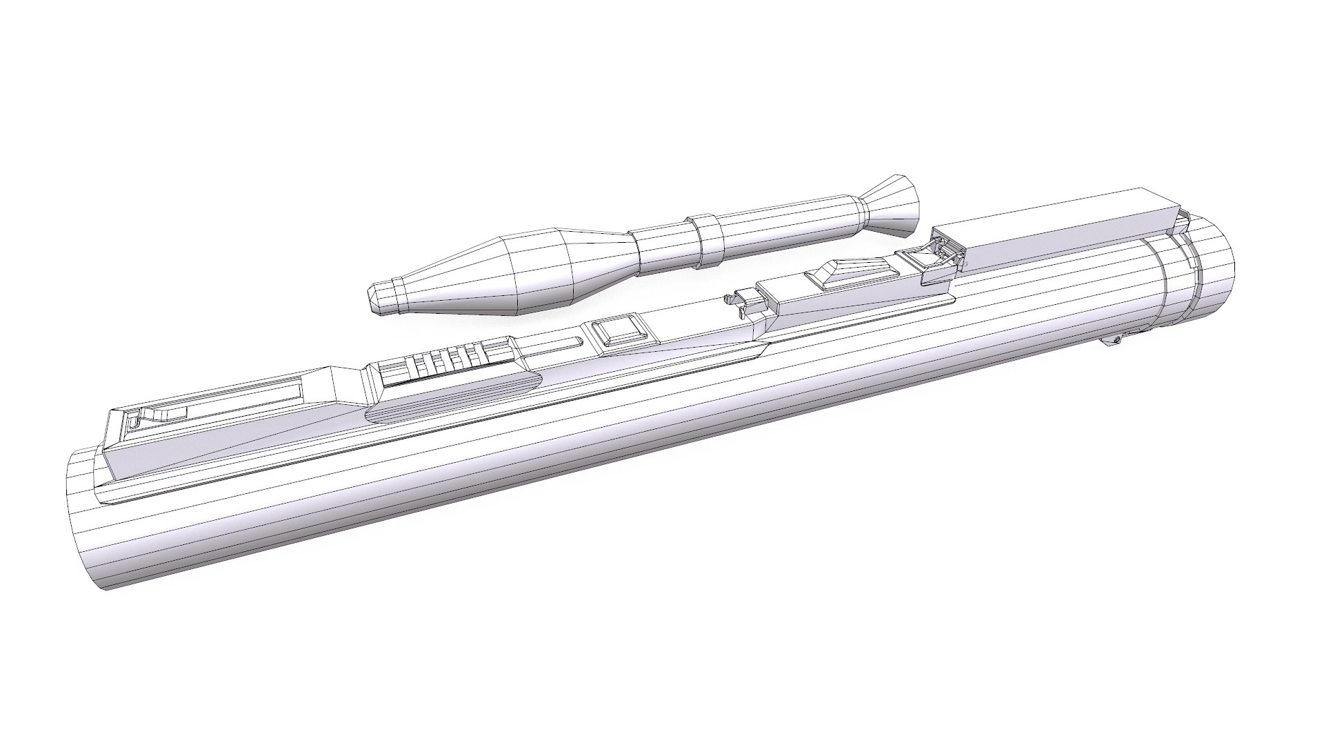 M72 LAW Light Anti Tank Weapon Low-poly PBR 3D Model - TurboSquid 2115538