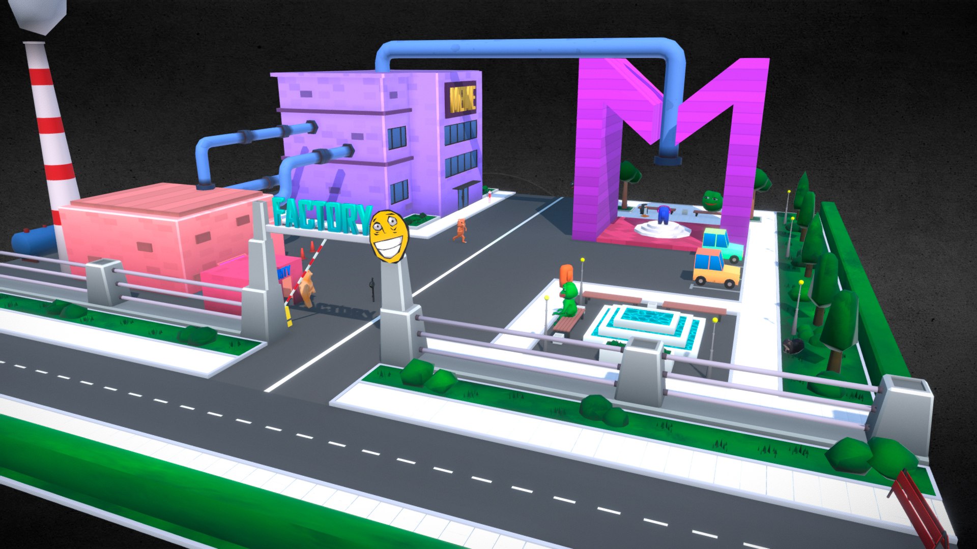 3D Factory Meme - TurboSquid 2190420